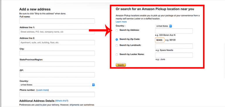 Como usar o Amazon Locker para compras nos Estados Unidos